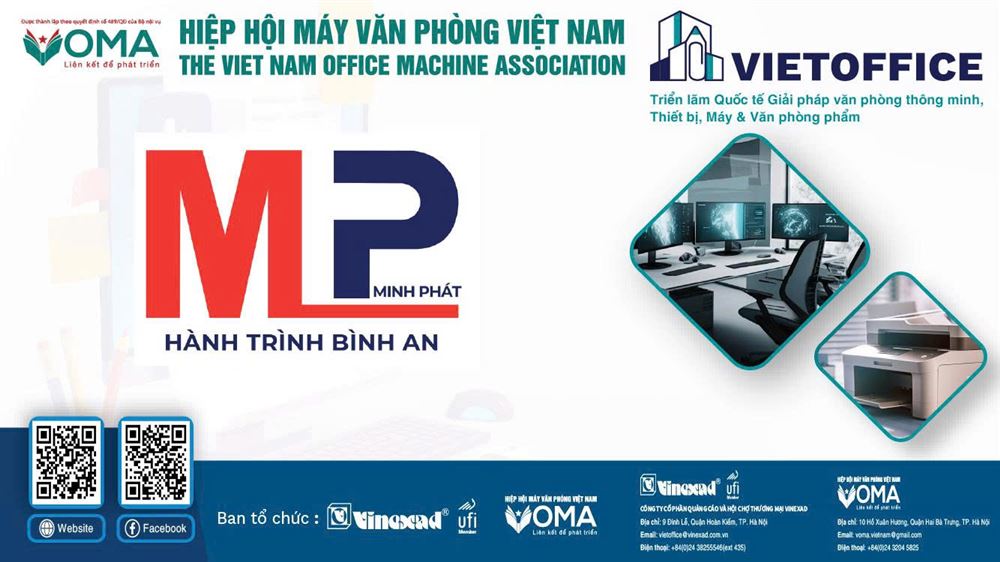 MINH PHÁT HÀ NỘI TẠI VIETOFFICE 2025 – TINH THẦN HỘI NHẬP CÙNG VOMA VÌ ...